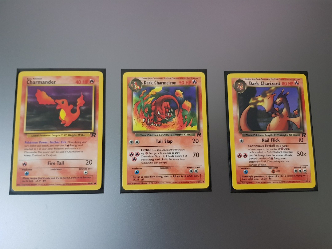 Pokemon Dark Charizard Team Rocket Non Holo Near Mint Evolution Lot ...