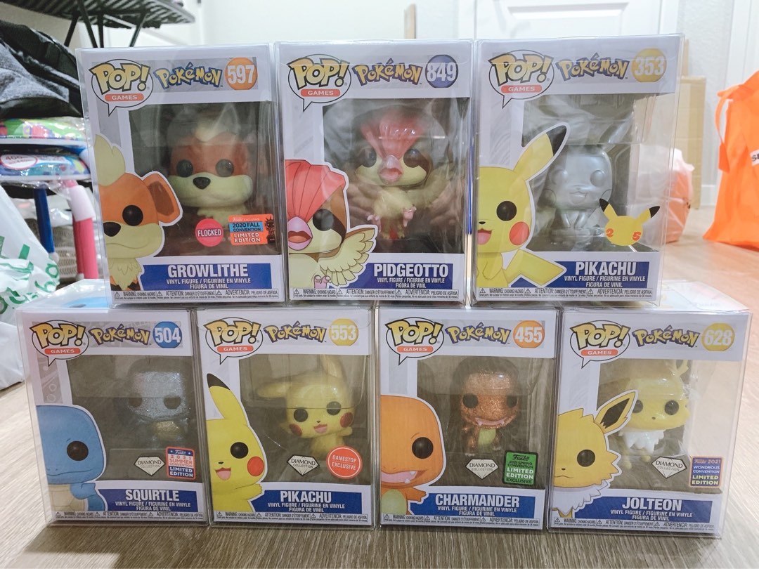 Pokemon Funko Pops, Hobbies & Toys, Toys & Games on Carousell