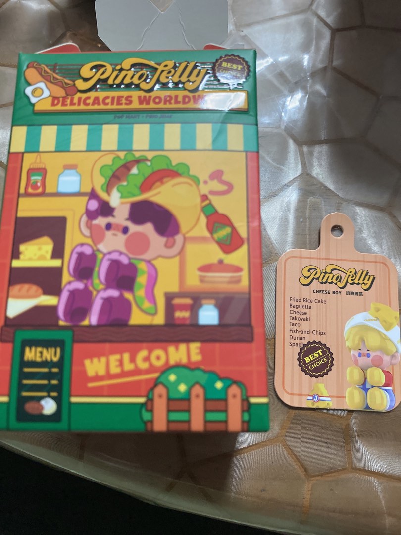 Pop Mart Pino Jelly - Cheese Boy, Hobbies & Toys, Toys & Games on Carousell