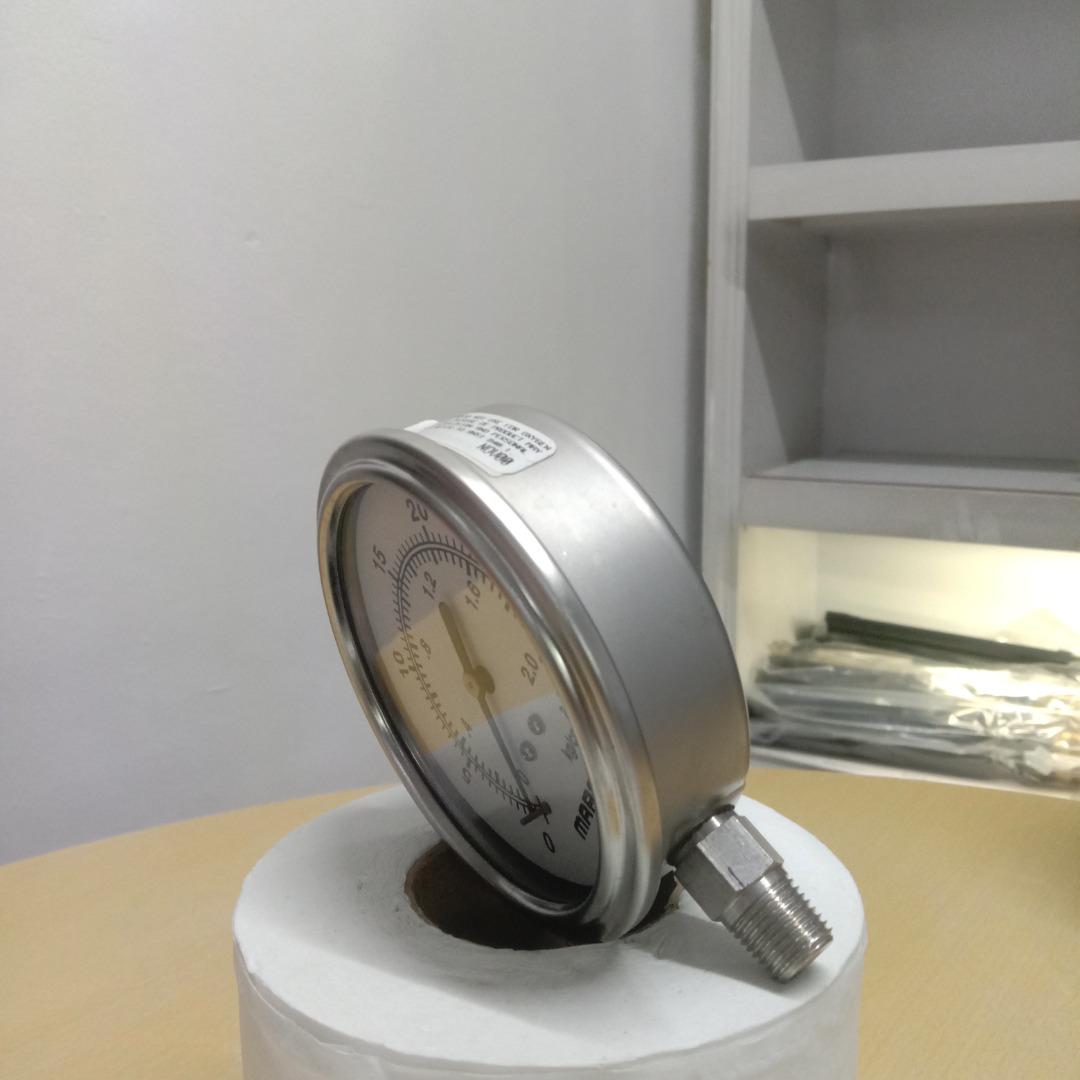 Pressure Gauge, MARSH 0 to 30 PSI with ISO 17025 accredited calibration ...