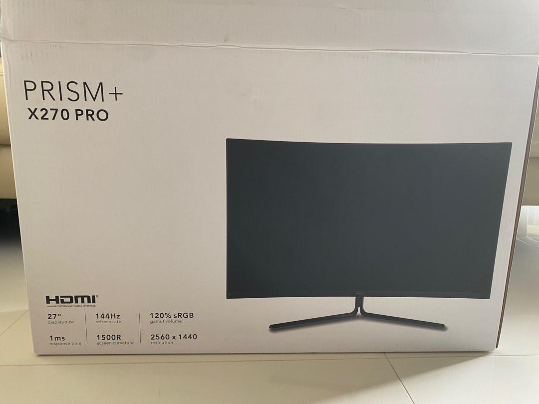 Prism+ X270 Pro 27” Curved Monitor, Computers & Tech, Parts ...