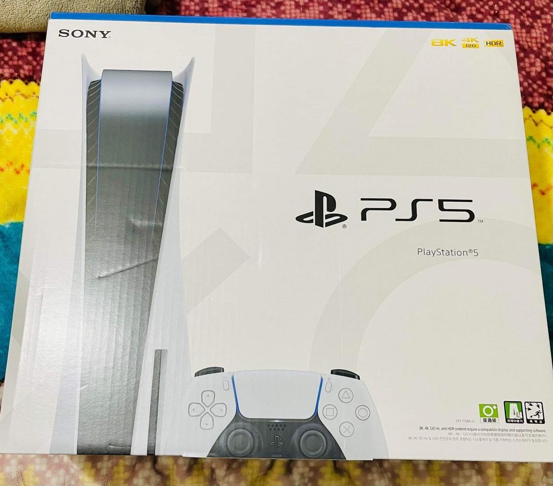 PS5 Disc Version + 1 DS5 Controller + 2Games, Video Gaming, Video Game Consoles, PlayStation on ...