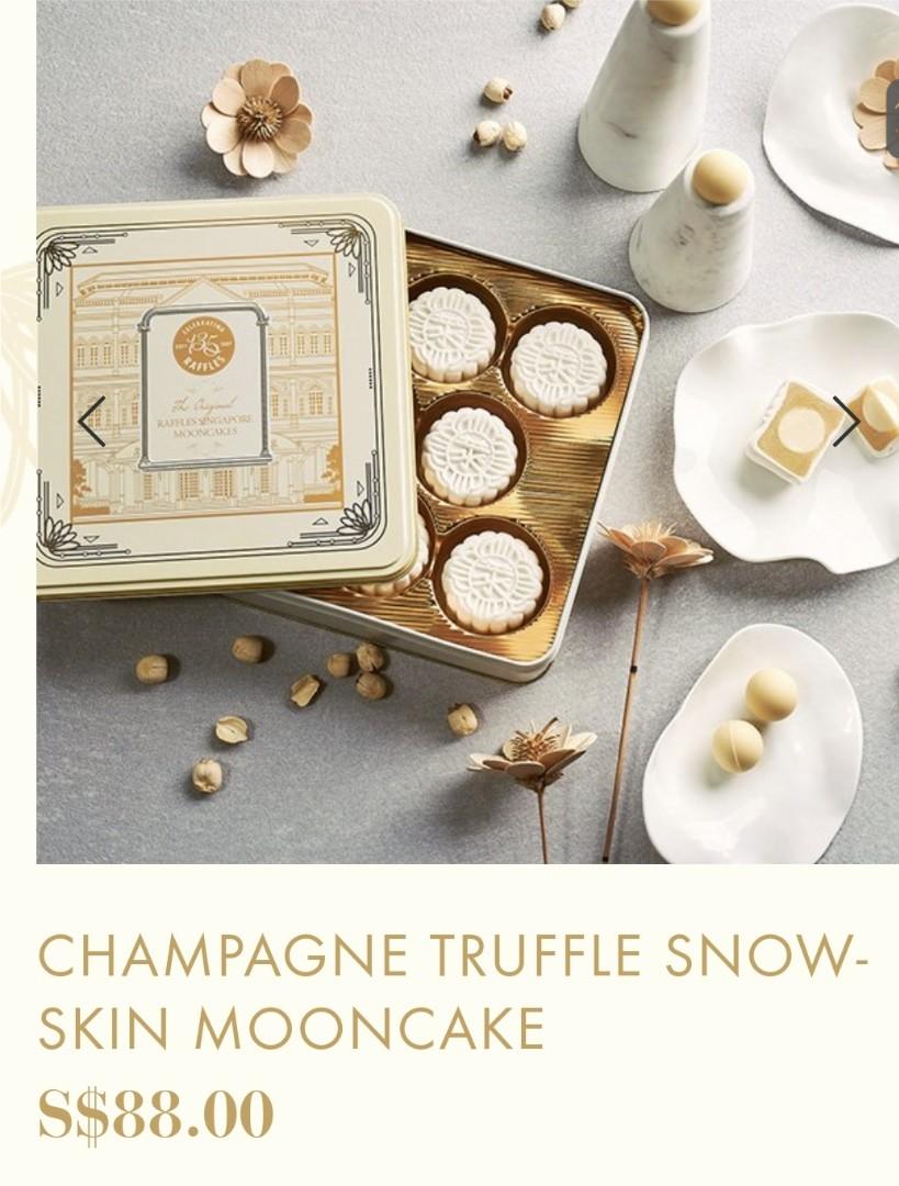 Raffles Hotel Mooncakes, Food & Drinks, Homemade Bakes on Carousell