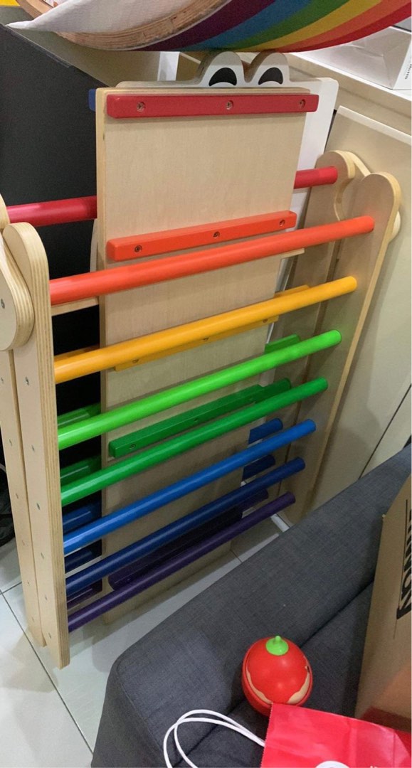 Rainbow pikler, Babies & Kids, Infant Playtime on Carousell