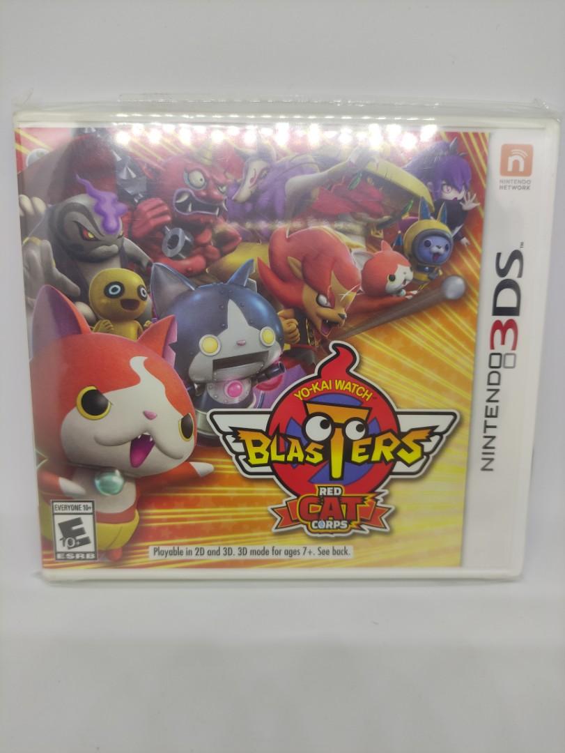 [RARE] 3ds BNEW Sealed Yokai Watch Blasters: Red Cat Corps, Video ...