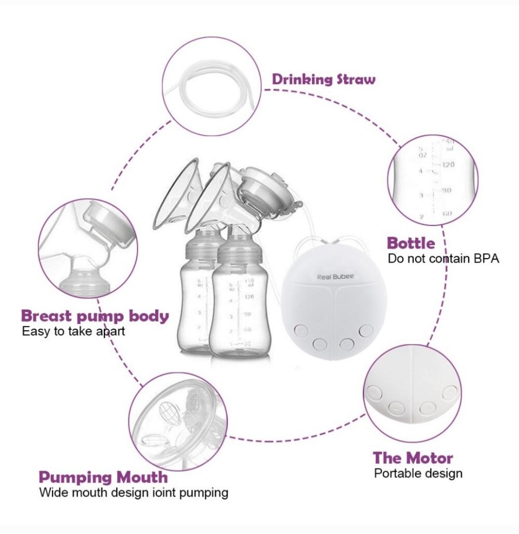 REAL BUBEE Electric Breastfeeding Pump, Babies & Kids, Nursing ...