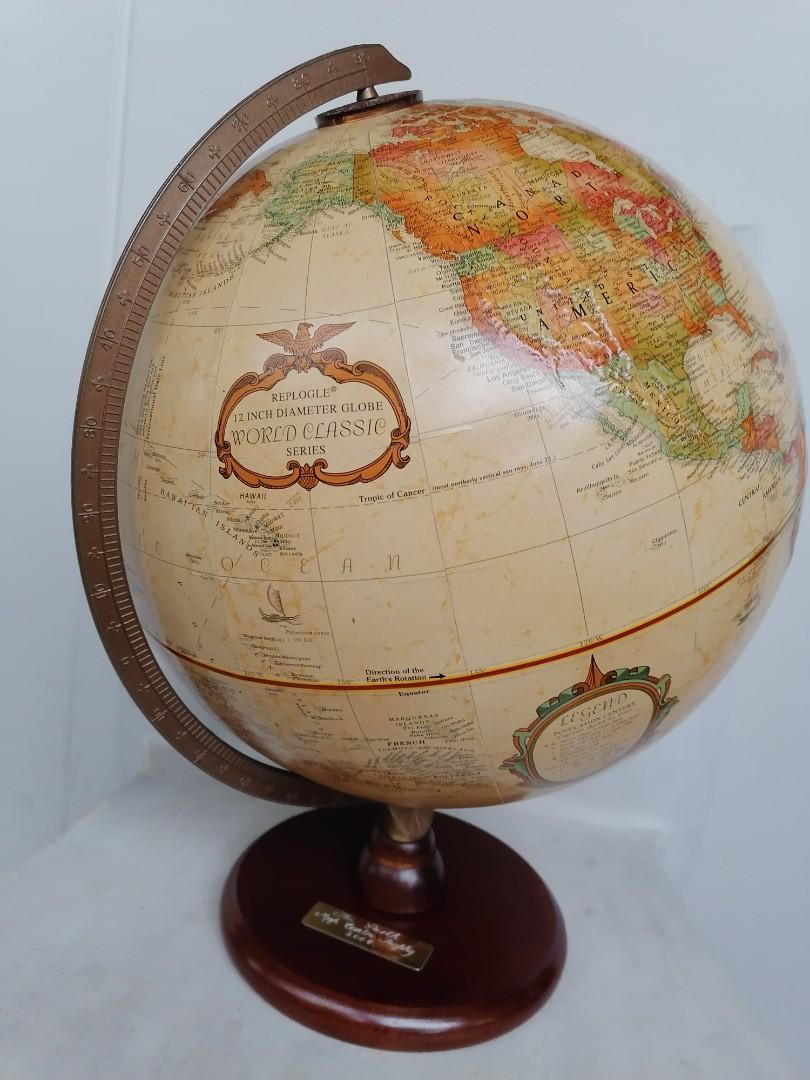 Replogle 12 inch diameter Globe World Classic Series, Hobbies & Toys, Memorabilia & Collectibles ...