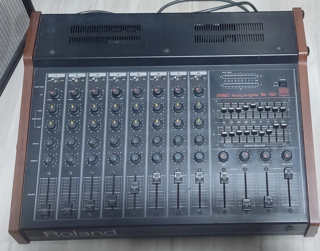 Roland PA-150 Mixer Amplifier, Audio, Other Audio Equipment on Carousell