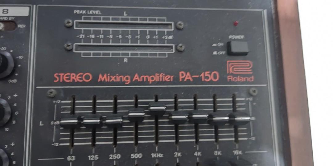 Roland PA-150 Mixer Amplifier, Audio, Other Audio Equipment on Carousell