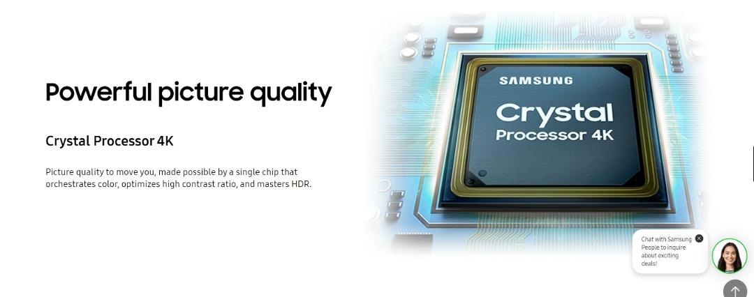 Samsung TU6900 4K UHD TV 50 Inch with Tabletop Stand, TV & Home ...