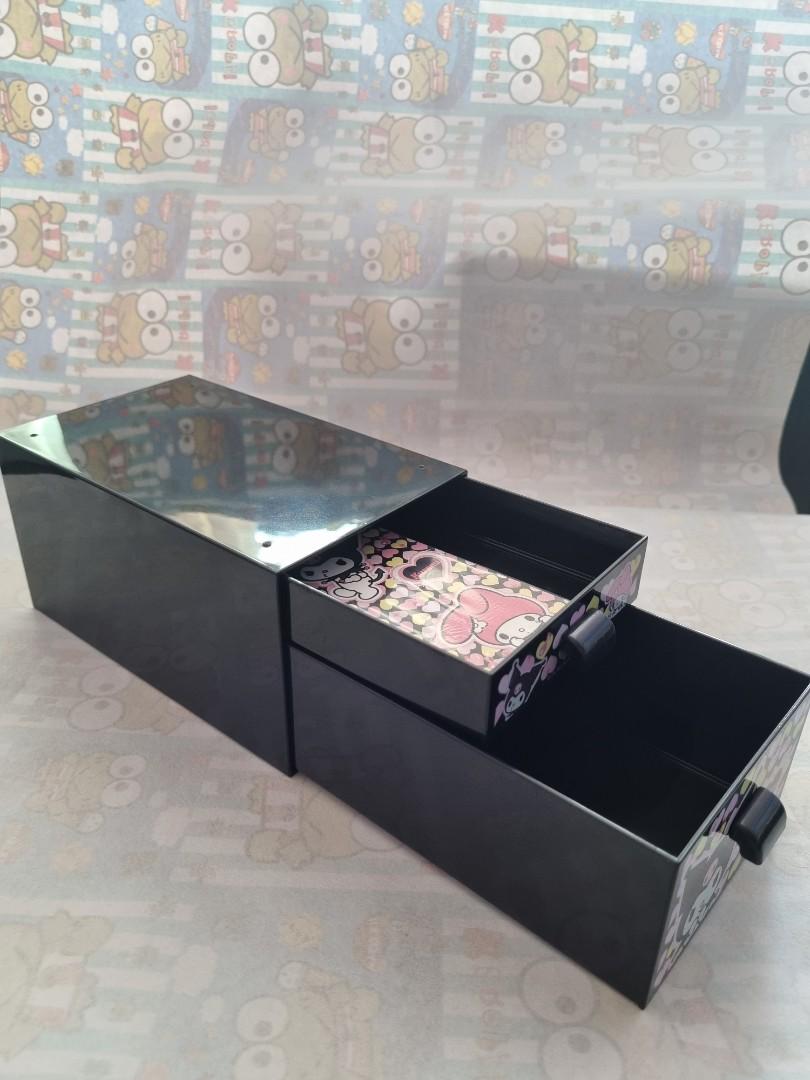 SANRIO KUROMI/MELODY DRAWER BOX WITH NOTEPAD, Hobbies & Toys ...