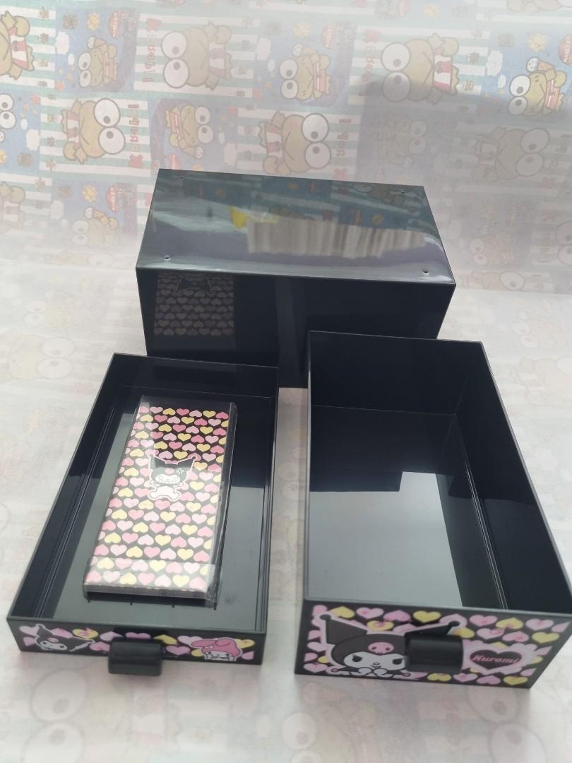 SANRIO KUROMI/MELODY DRAWER BOX WITH NOTEPAD, Hobbies & Toys ...