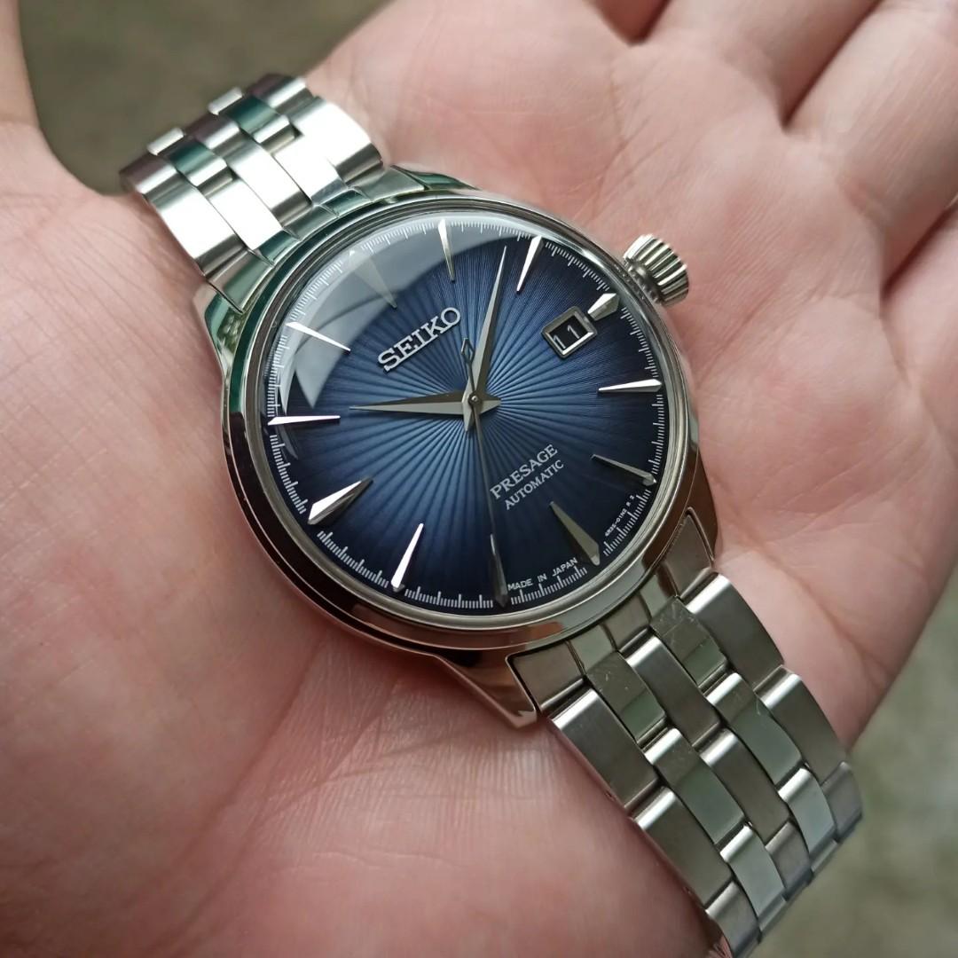Seiko Blue Moon Presage - Dress Watch Cocktail Time - SRPB41 / SRPB41J1 ...