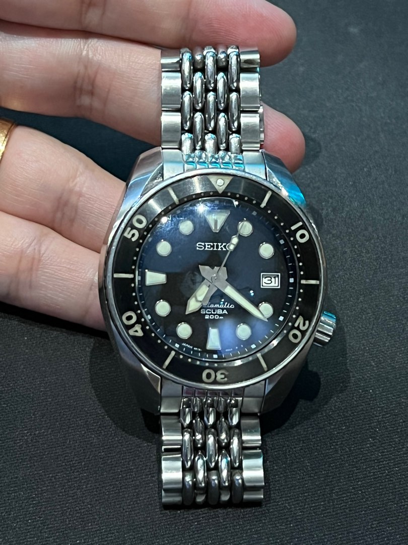 Seiko SBDC001 Sumo Diver Watch, Men's Fashion, Watches & Accessories ...