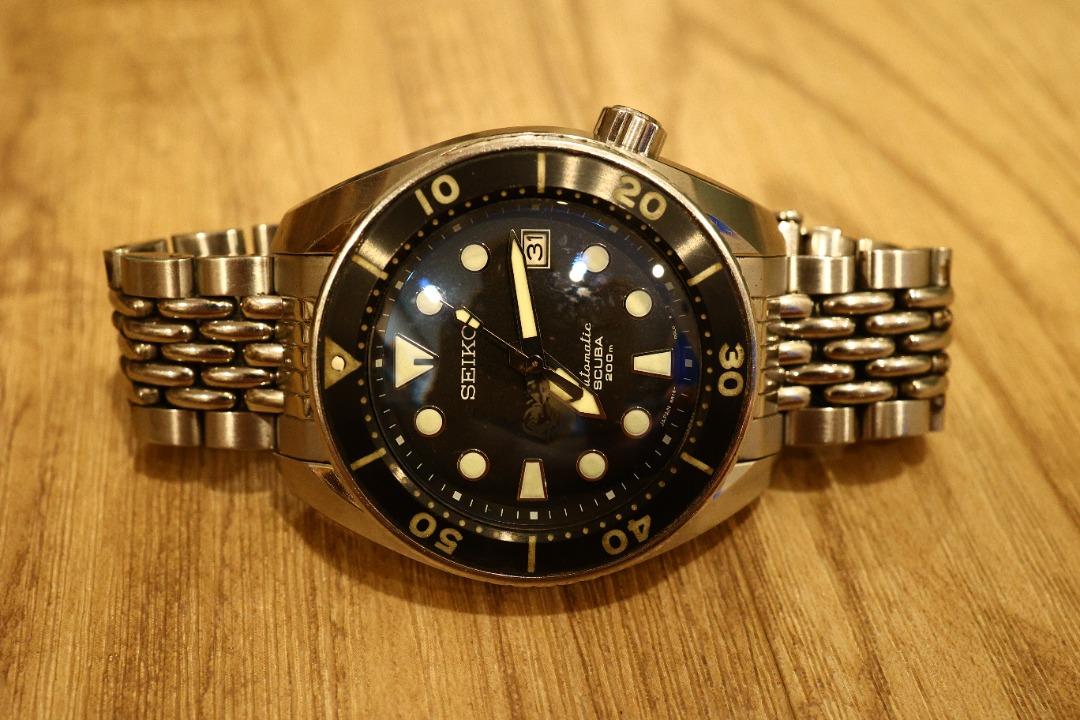 Seiko SBDC001 Sumo Diver Watch, Men's Fashion, Watches & Accessories ...