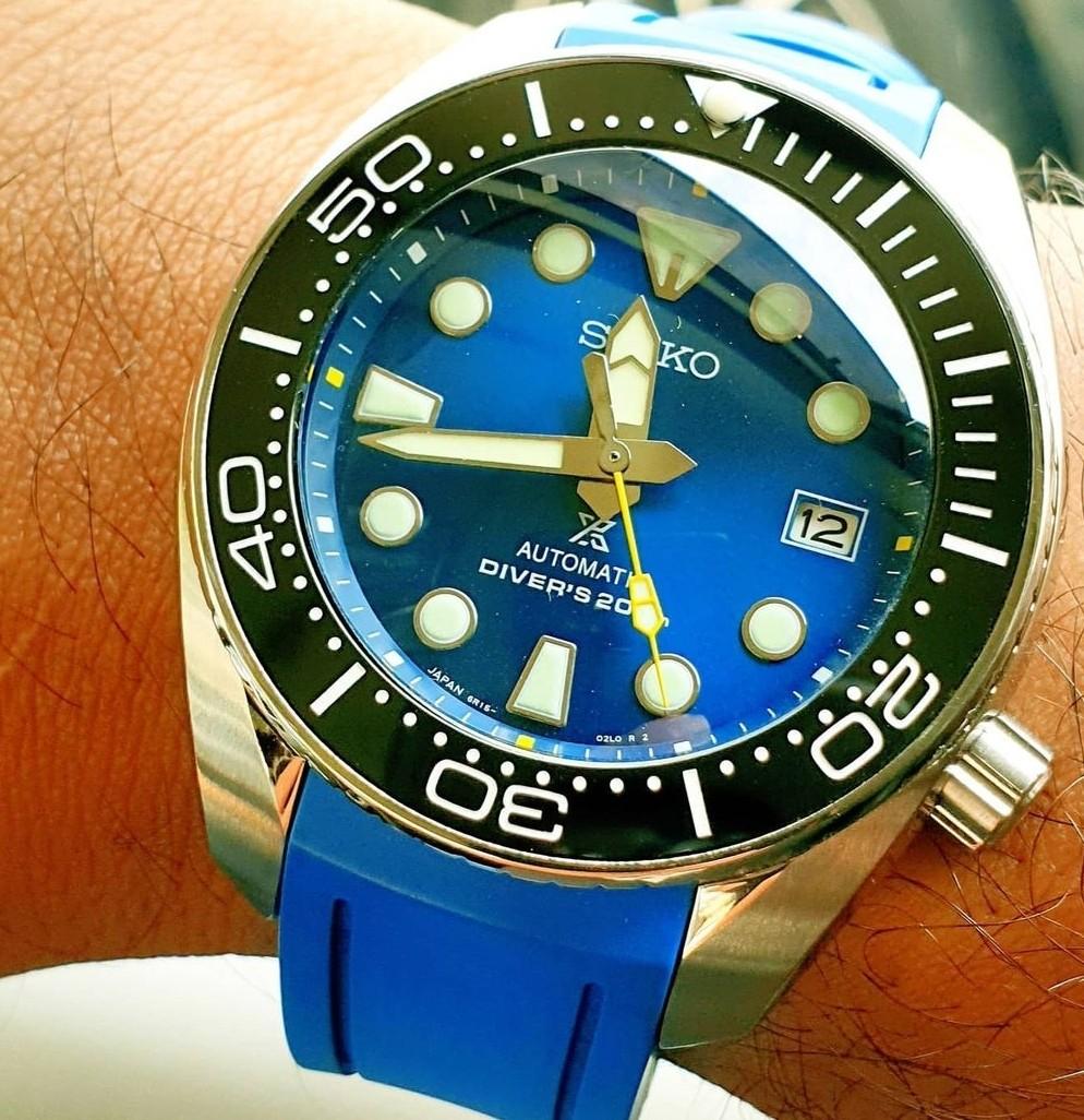 Seiko Sumo Blue Coral, Luxury, Watches on Carousell