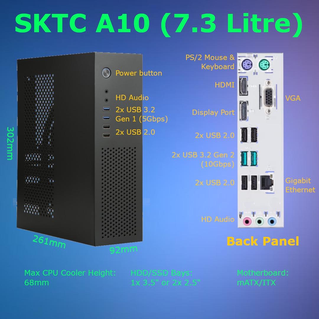 SFF Intel I5 12400 LATEST Budget Compact Desktop System for Home and ...