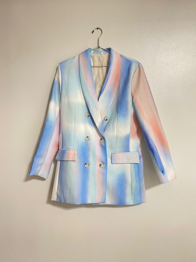 Shein Pastel Color Coat, Women's Fashion, Coats, Jackets and Outerwear ...