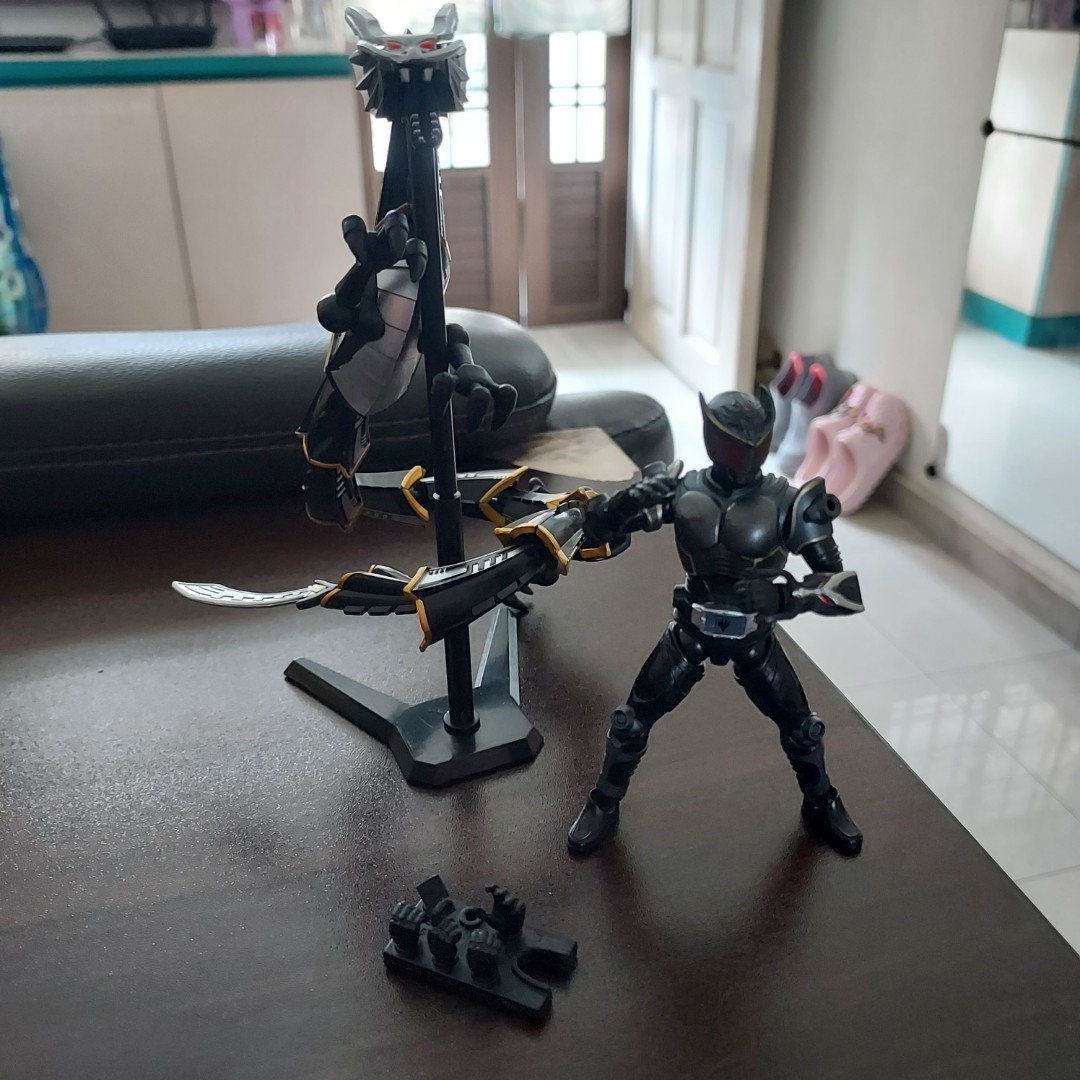Shodo Kamen Rider Ryuga & Dragblacker set Ryuki Dragreder, Hobbies ...