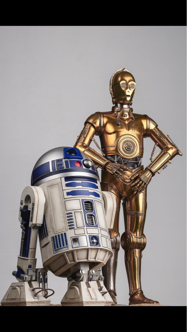 Sideshow Star Wars C3PPO & R2D2 Premium Format Statue Diorama 1/4 ...