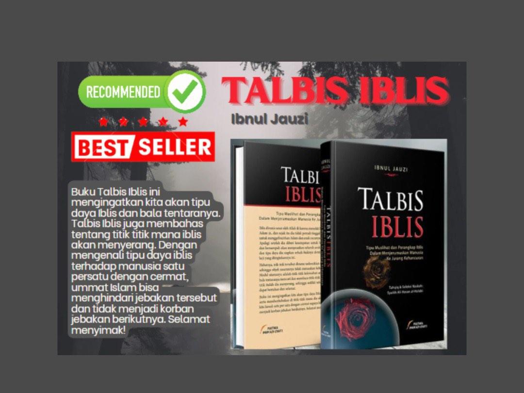 (SINGAPORE SELLER) Talbis Iblis - Tipu Muslihat Perangkap Iblis (Ibnul ...