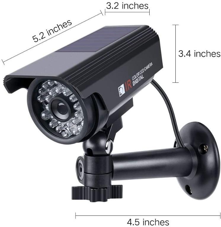 SM. Dummy Solar Powered Camera, Furniture & Home Living, Security ...
