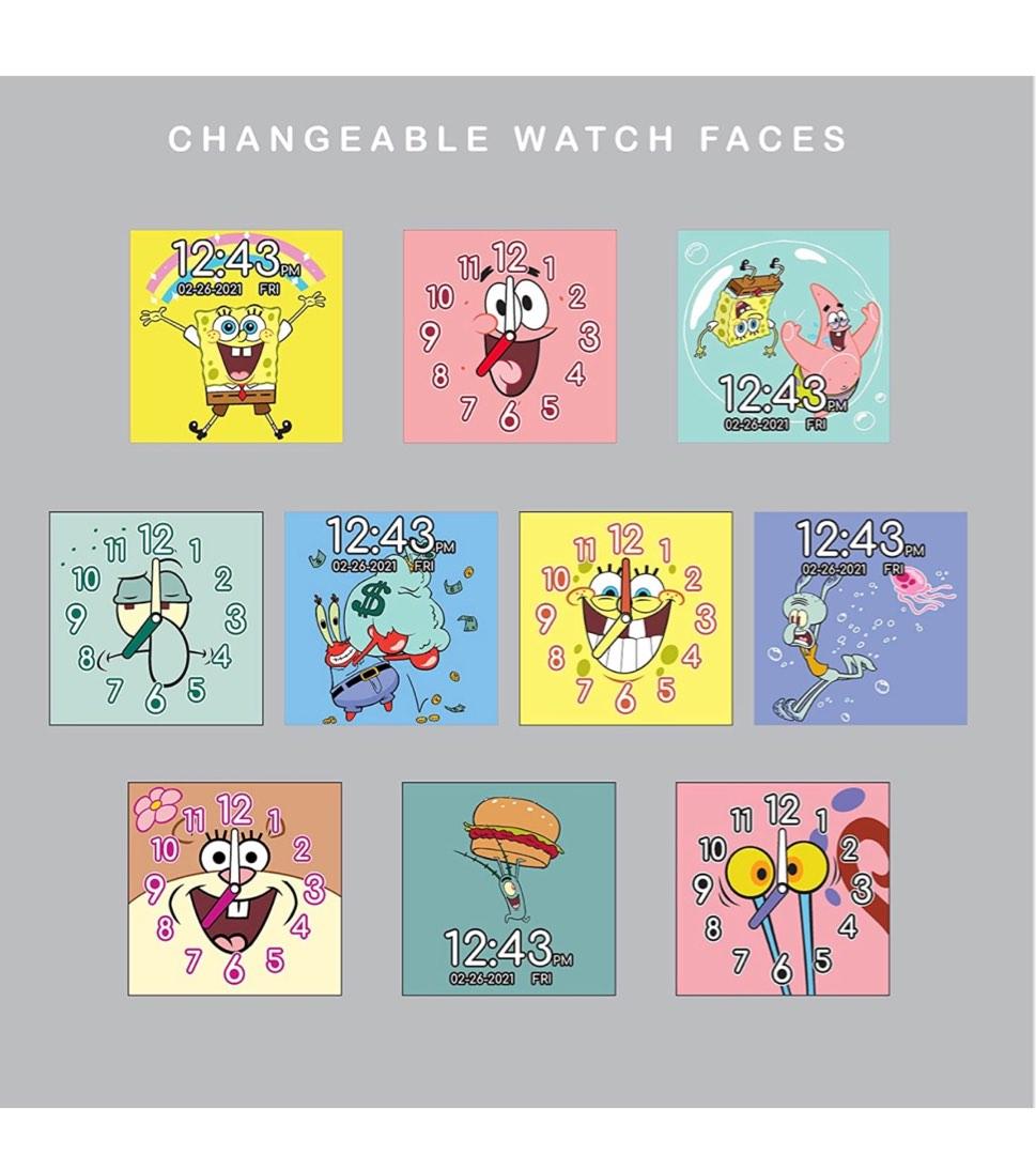 Spongebob Squarepants Touchscreen Interactive Smart Watch for Kids ...