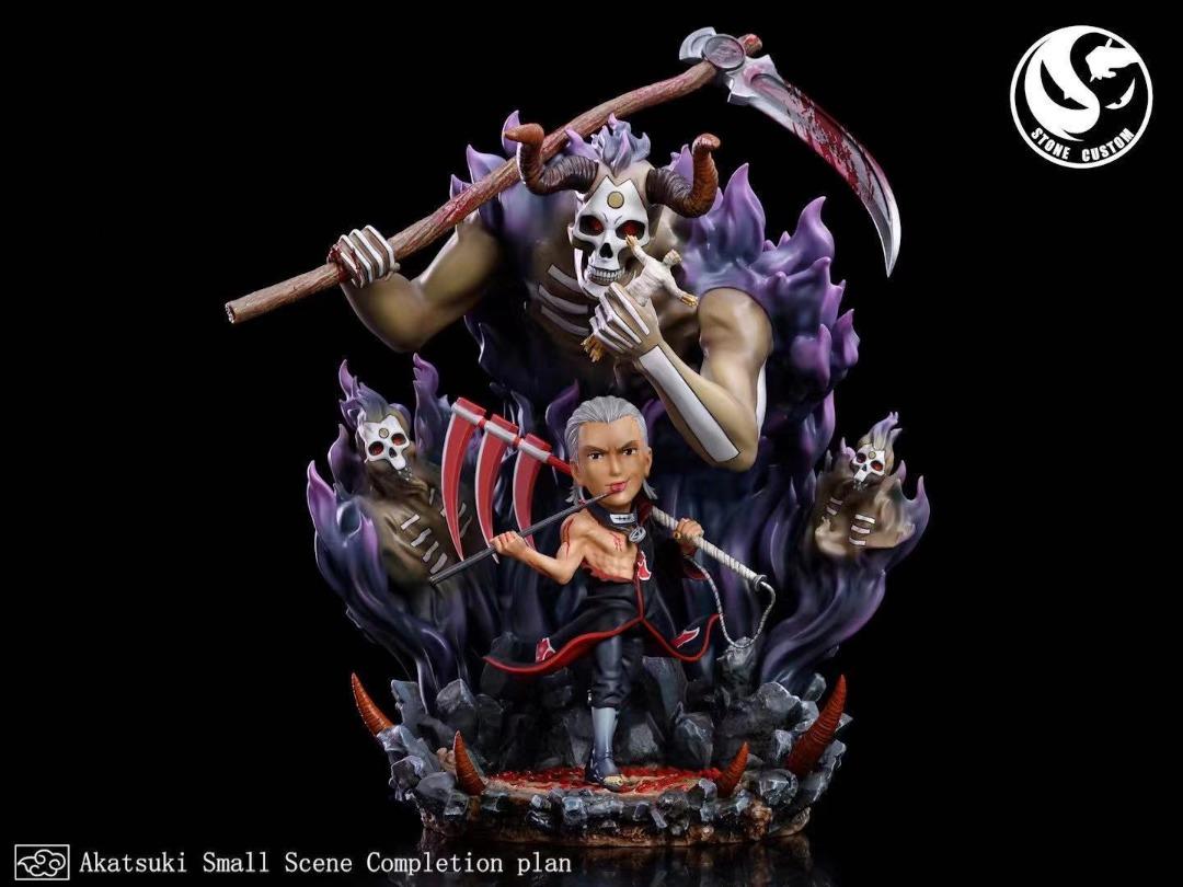 ST Studio Naruto Akatsuki Hidan and Kakuzu WCF set, Hobbies & Toys ...
