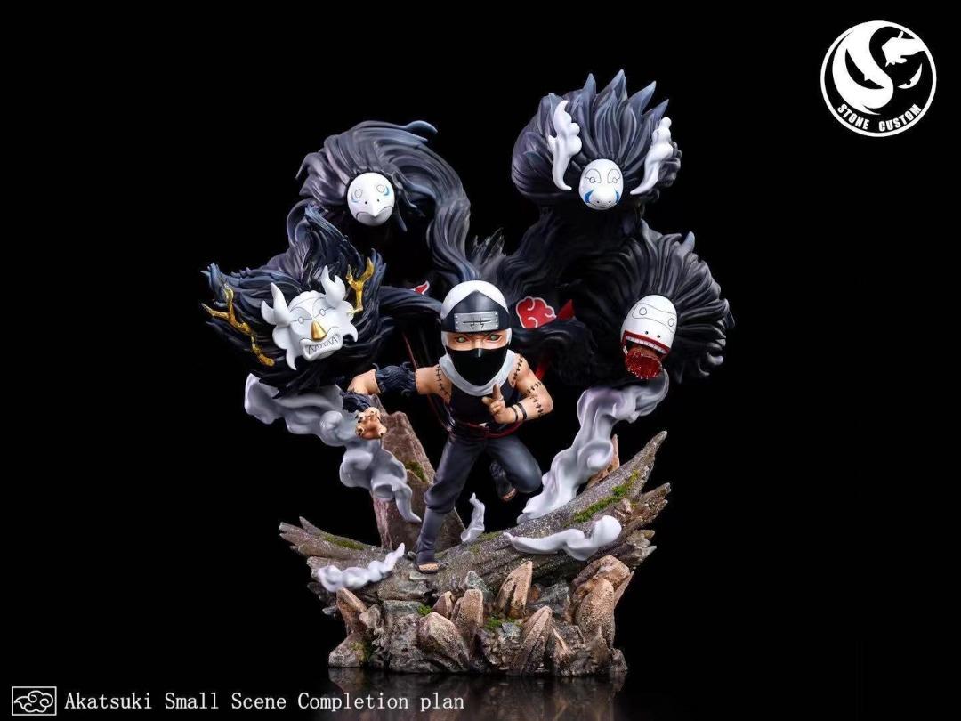 ST Studio Naruto Akatsuki Hidan and Kakuzu WCF set, Hobbies & Toys ...