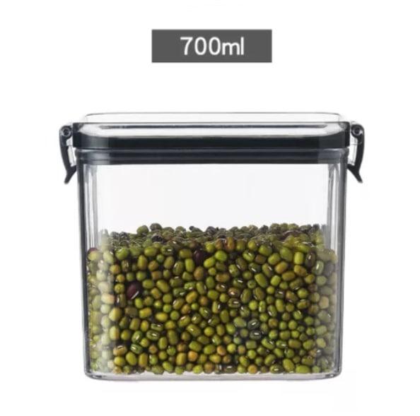 Stackable Transparent Airtight Food Container Sealed Fresh Space Saver ...