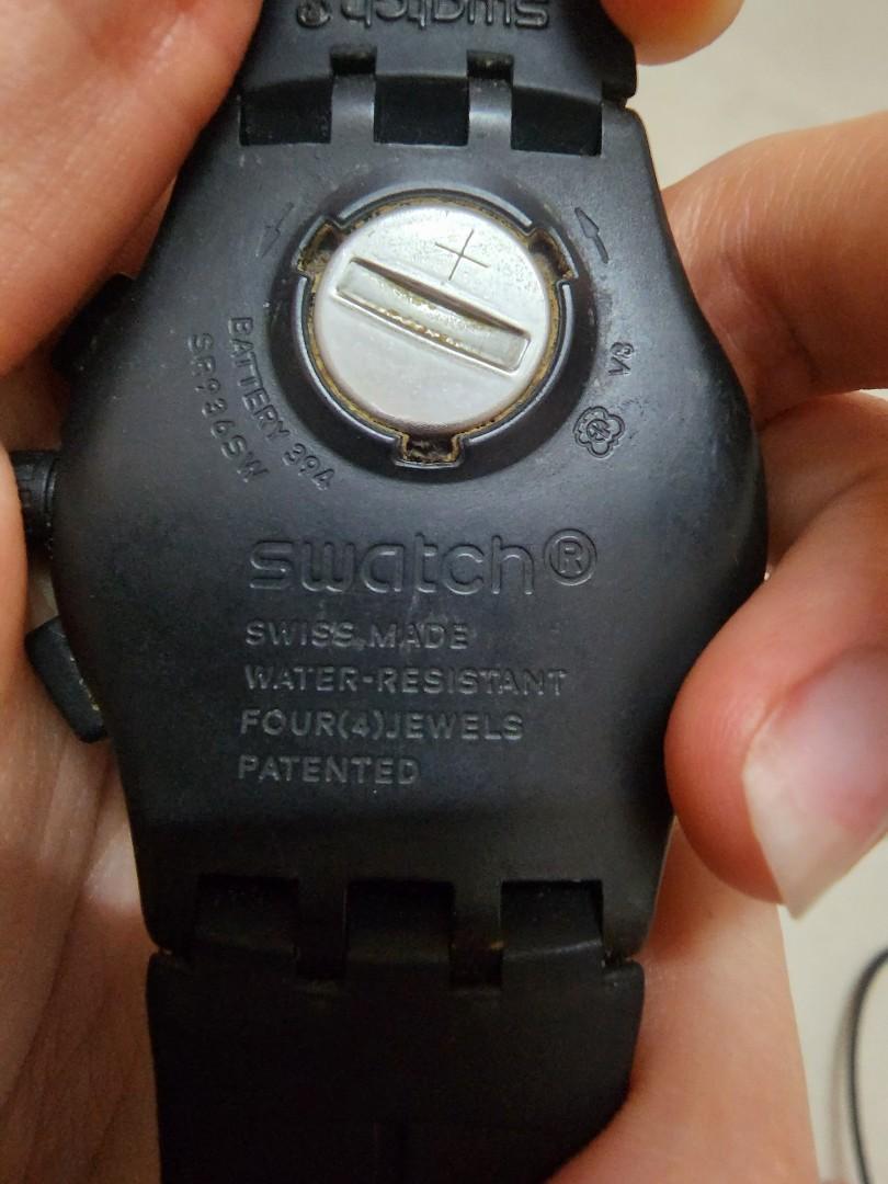 Swatch watch glow in the dark, Men's Fashion, Watches & Accessories ...