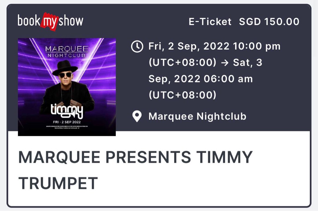 Timmy Trumpet Marquee, Tickets & Vouchers, Event Tickets on Carousell