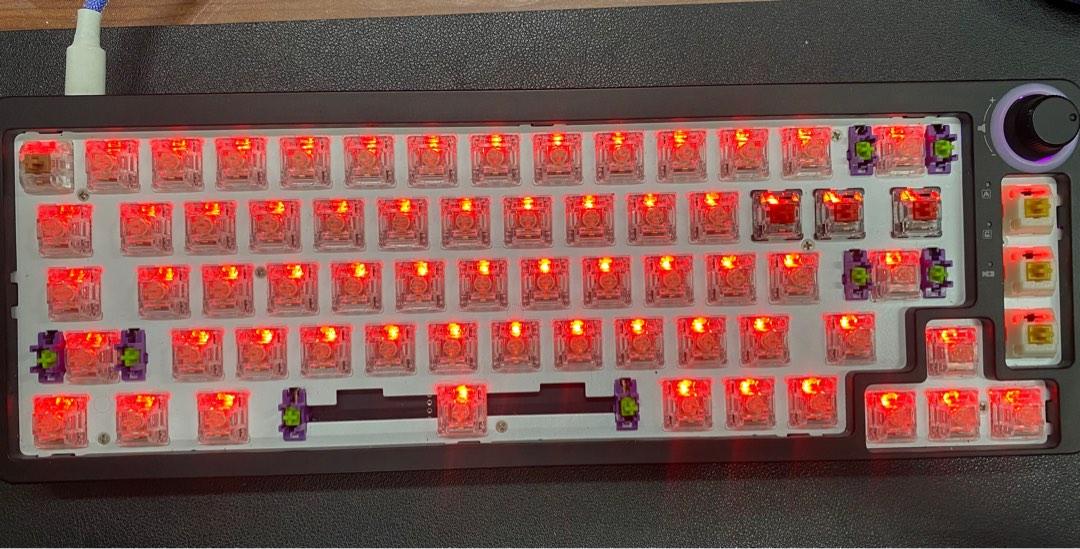 TOM680 Barebone (65% Layout keyboard), Computers & Tech, Parts ...