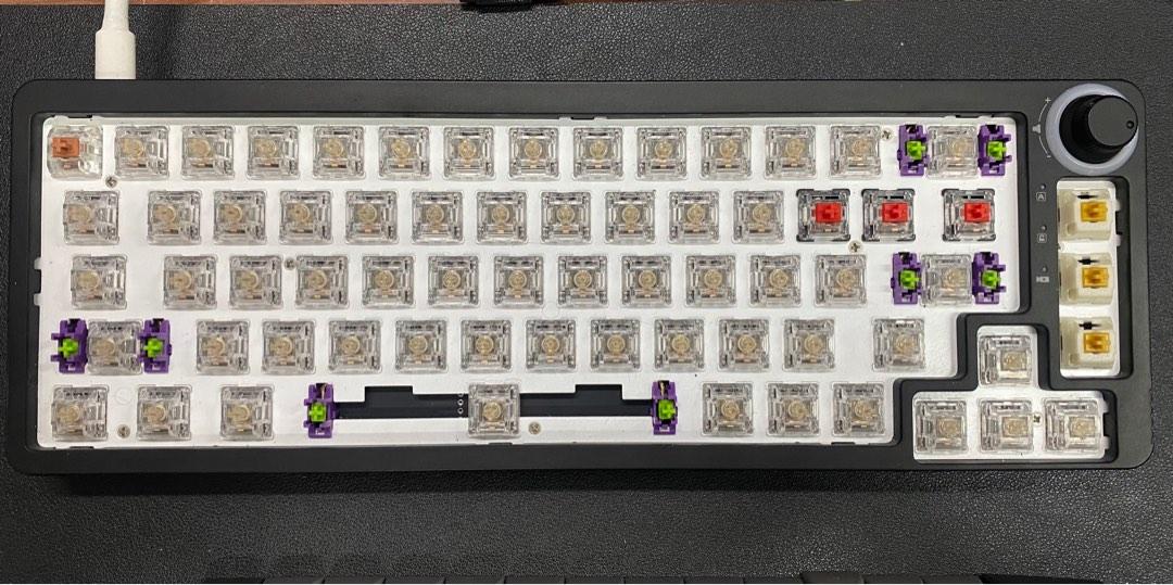 TOM680 Barebone (65% Layout keyboard), Computers & Tech, Parts ...