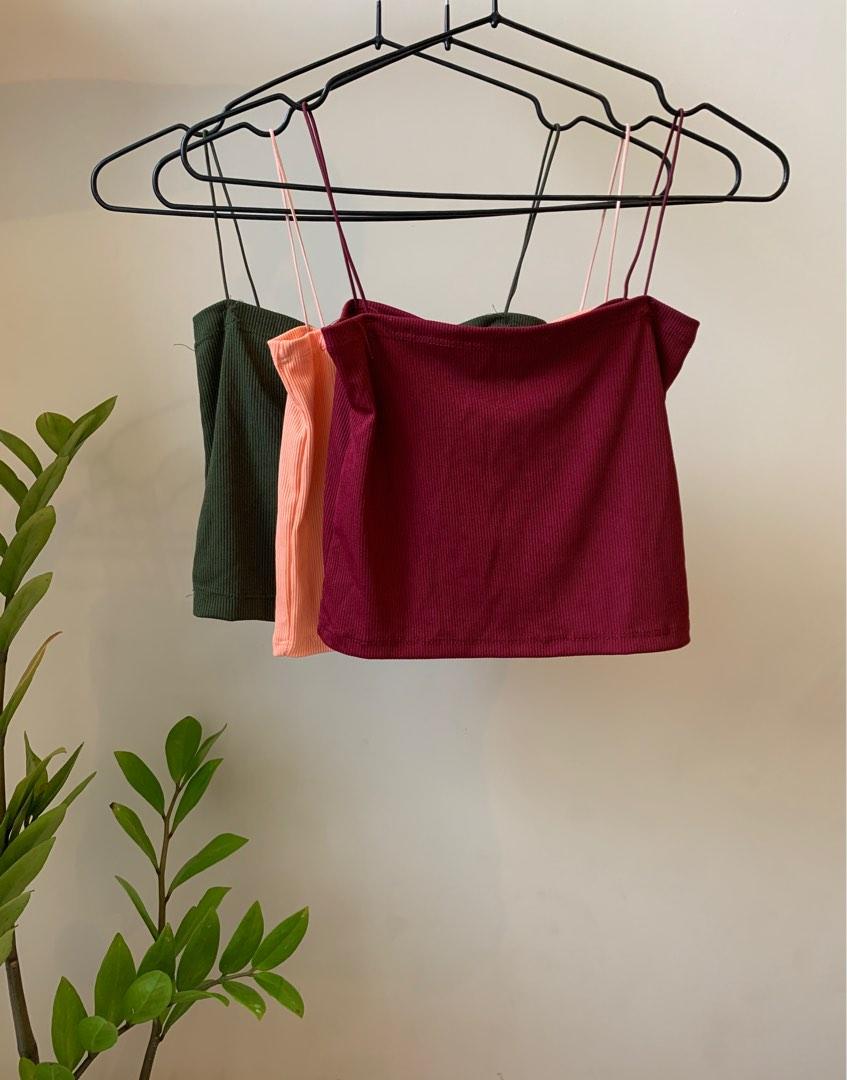 Spaghetti String Tops, Women's Fashion, Tops, Sleeveless on Carousell
