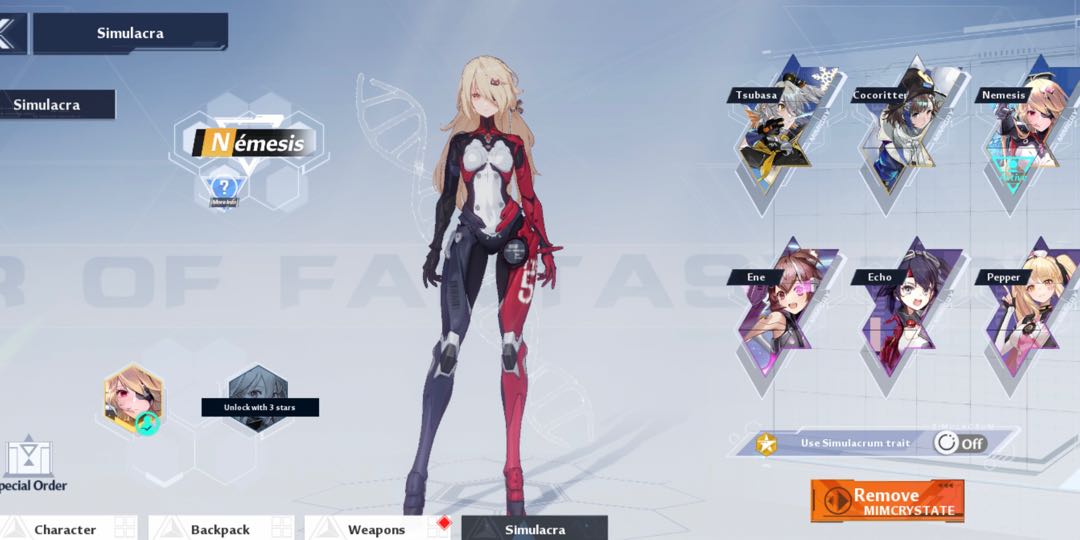 Tower of fantasy tof - Nemesis + Coco + Tsubasa starter, Video Gaming ...