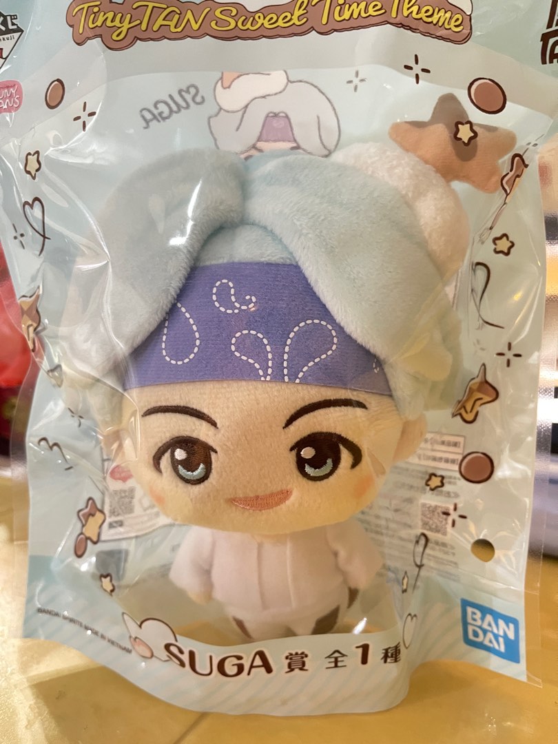 Tinytan BTS Sweet Time theme kuji Suga Jimin plush, Hobbies & Toys ...