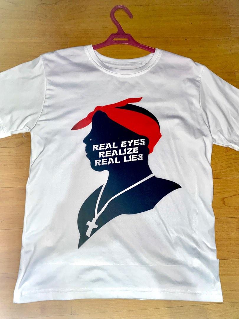 TUPAC SHAKUR: White 2pac shirt , Men's Fashion, Tops & Sets, Tshirts ...