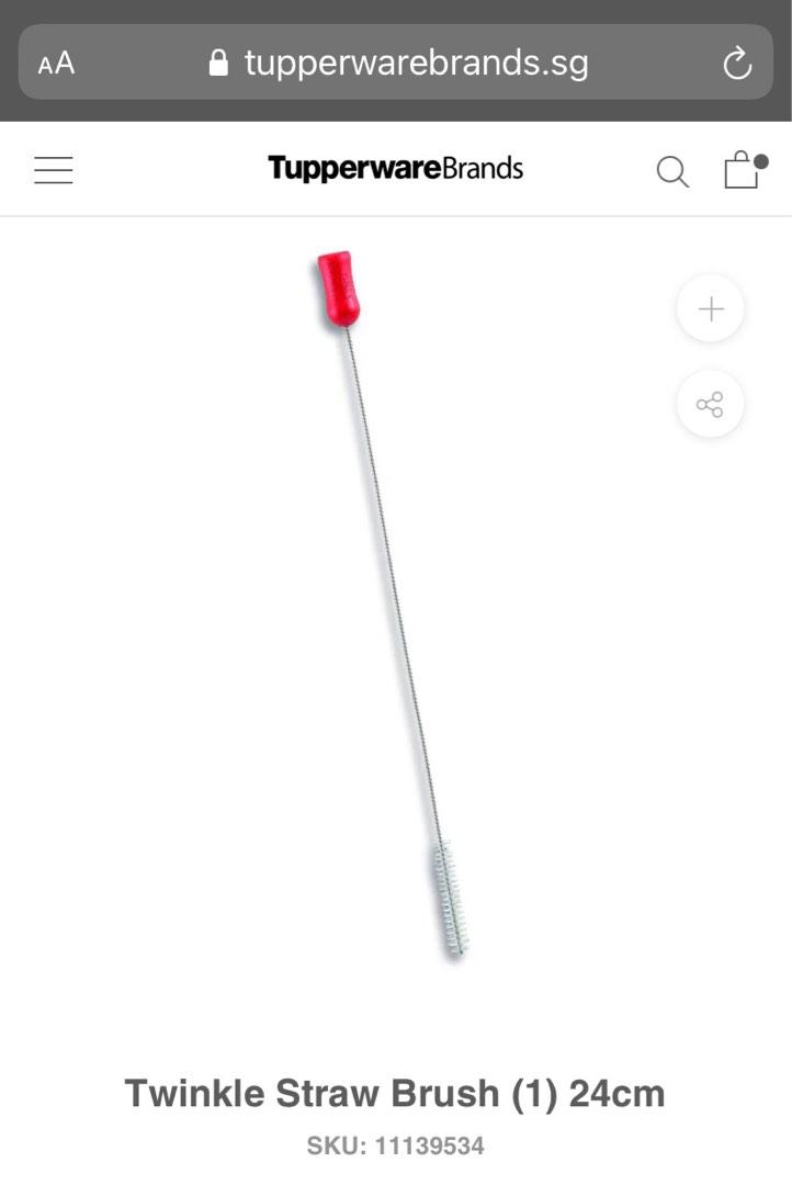 Tupperware Twinkle Straw Brush, Furniture & Home Living, Kitchenware ...