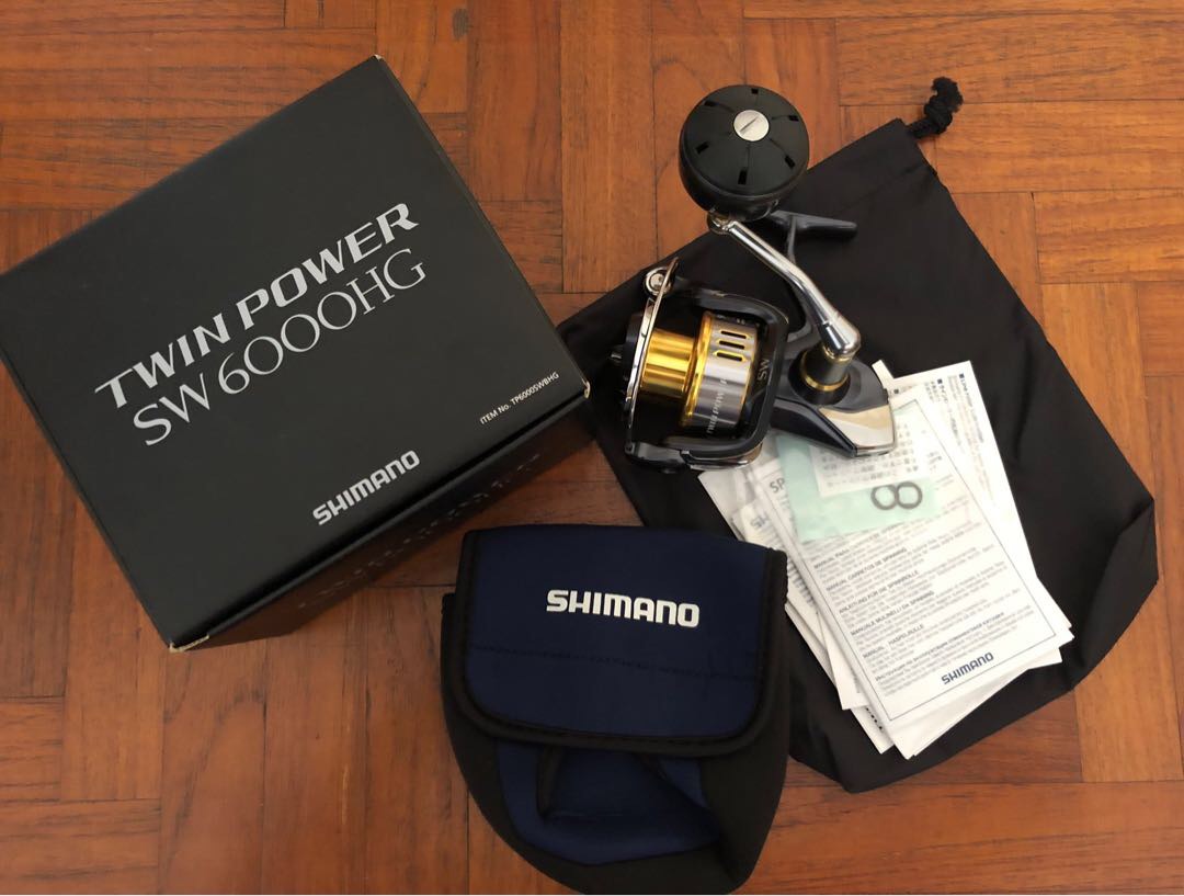 Twin Power, TwinPower SW6000HG fishing reel, Sports Equipment, Fishing ...