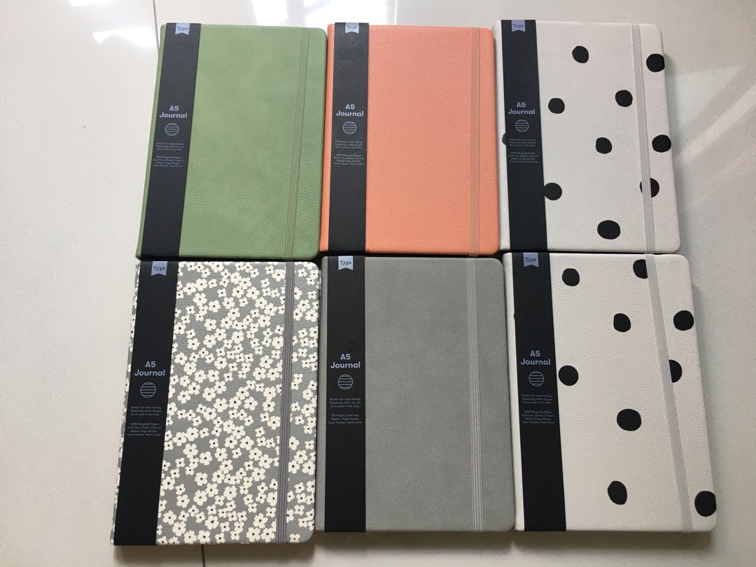 Typo A5 Journals, Hobbies & Toys, Stationery & Craft, Stationery ...