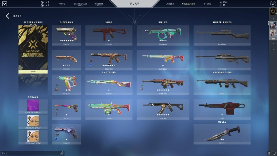 VALORANT ACCOUNT ONI PHANTOM ORIGIN VANDAL MAGEPUNK SPECTRE PRIME ...