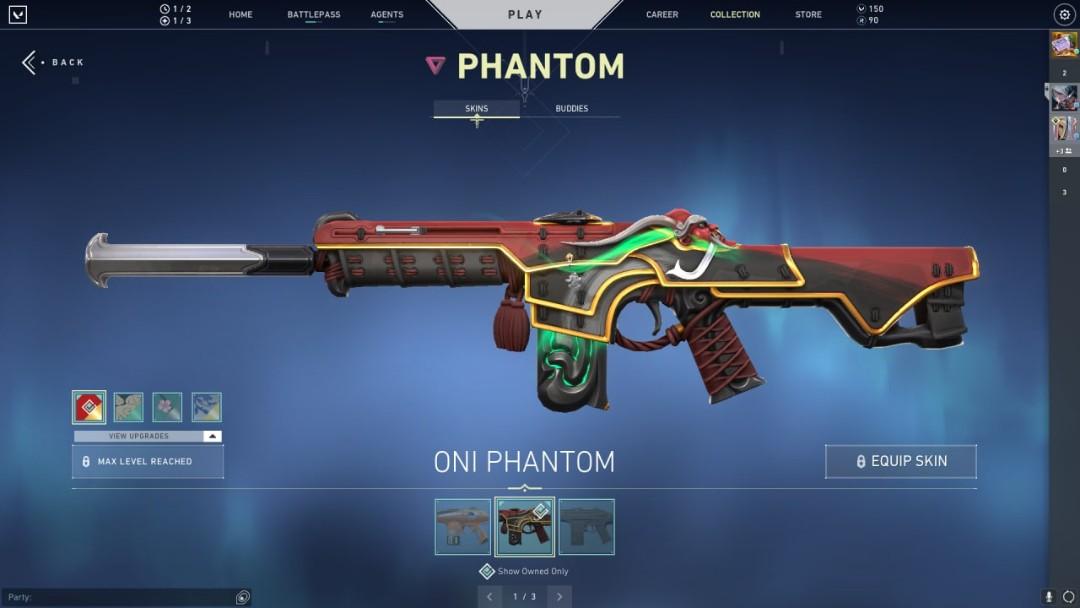 VALORANT ACCOUNT ONI PHANTOM ORIGIN VANDAL MAGEPUNK SPECTRE PRIME ...