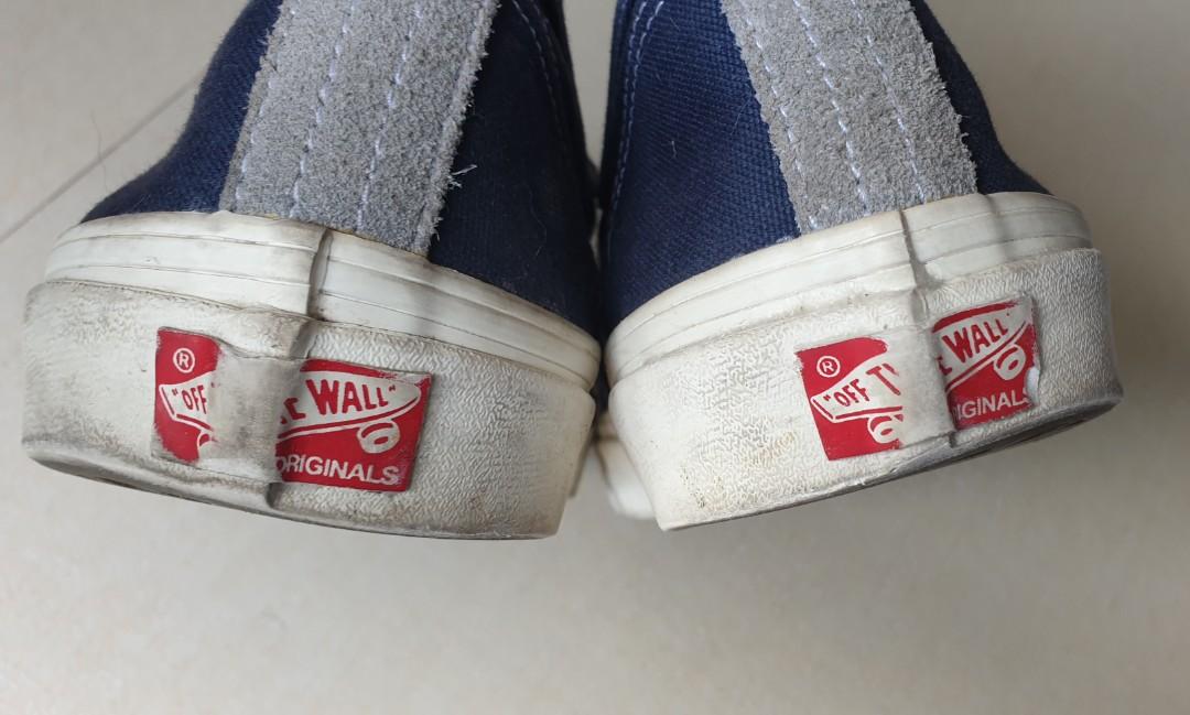 Vans Vault Navy Blue, Men's Fashion, Footwear, Sneakers on Carousell