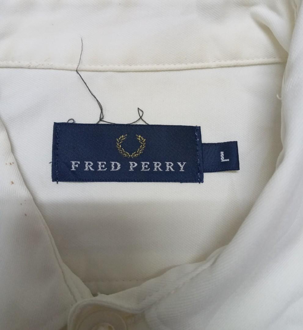 vintage fred perry kemeja jaket, Men's Fashion, Tops & Sets, Formal ...