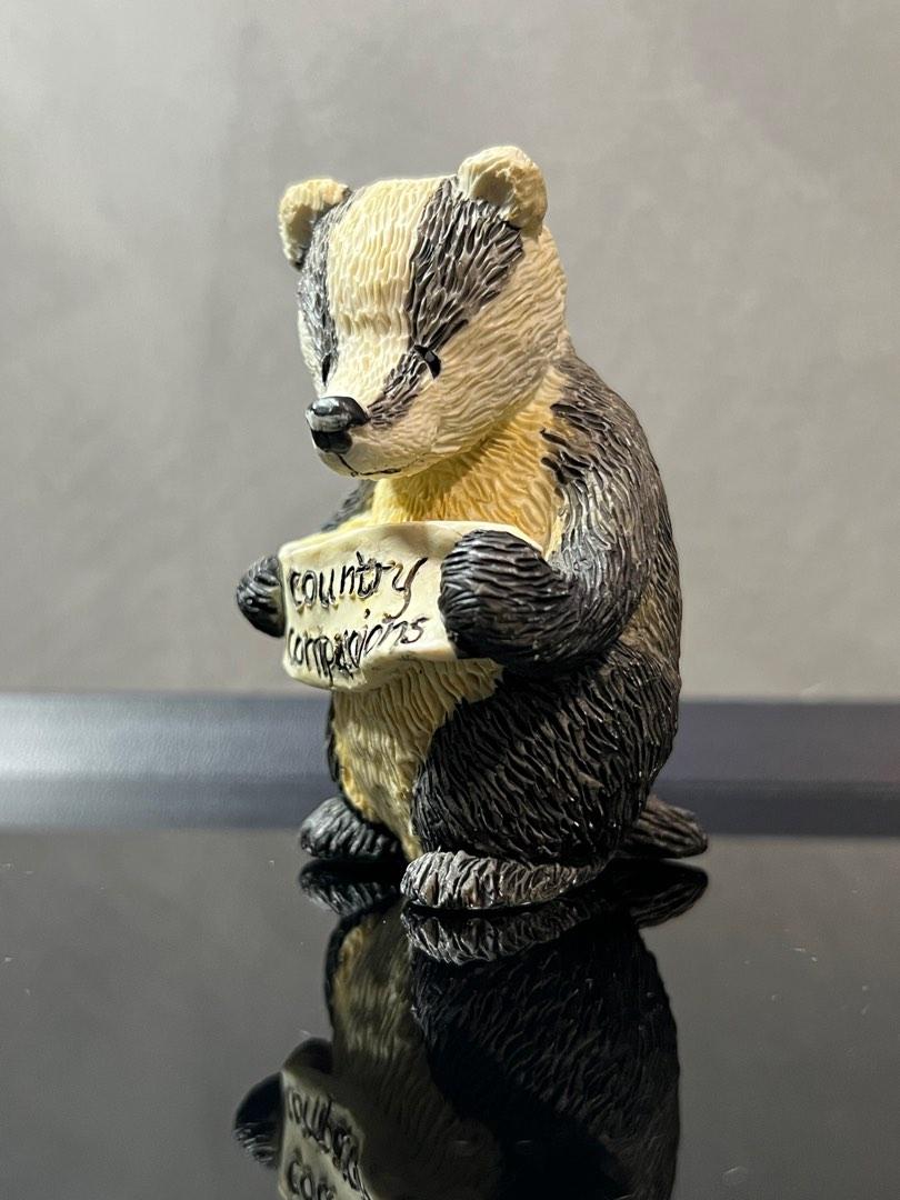 Vintage Gordon Fraser Country Companions Hand Painted Badger Figure ...
