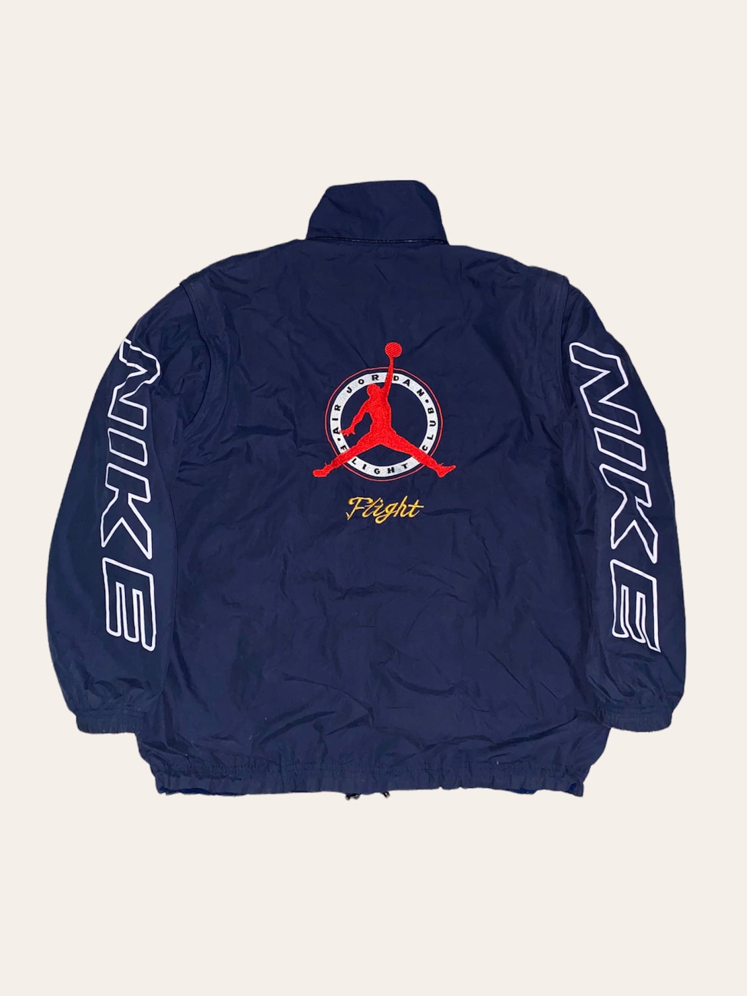 Vintage Jordan Reversible Jacket with Detachable Hood, Men's Fashion ...