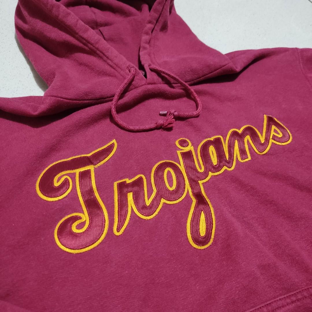 Vintage Nike USC Tojans midswoosh/center swoosh hoodie, Men's Fashion ...