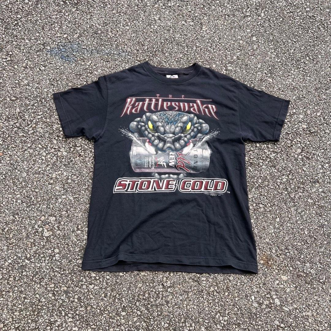 Vintage WWF Stone Cold Snake Tee, Men's Fashion, Tops & Sets, Tshirts ...