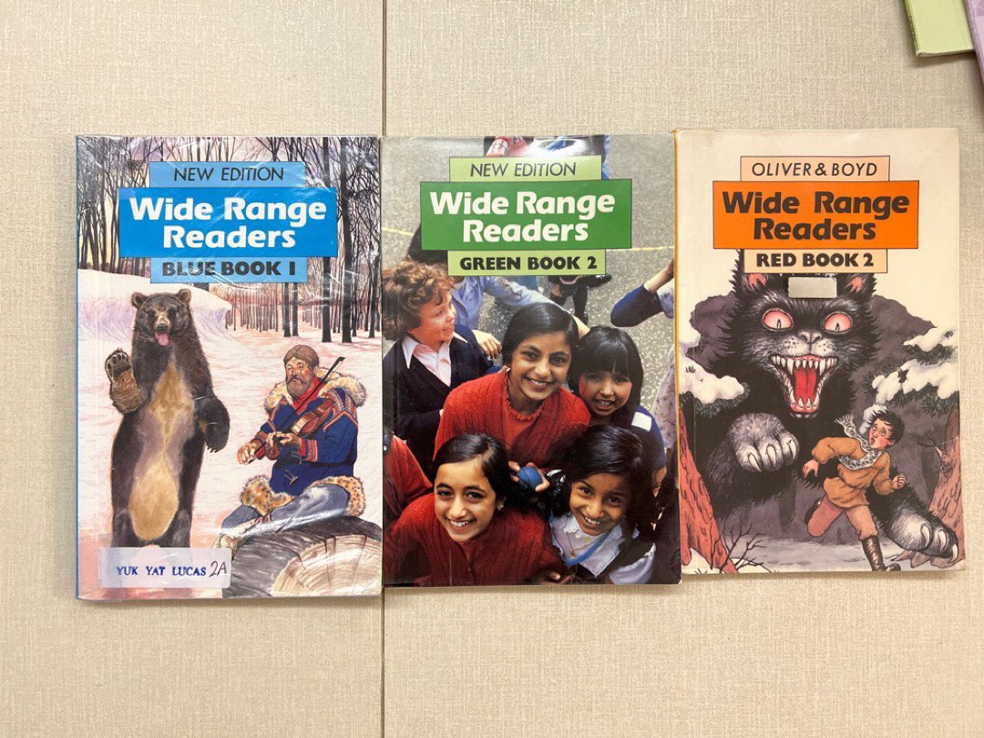 Wide Range Readers 1,2 &3, 興趣及遊戲, 書本 & 文具, 小朋友書 - Carousell